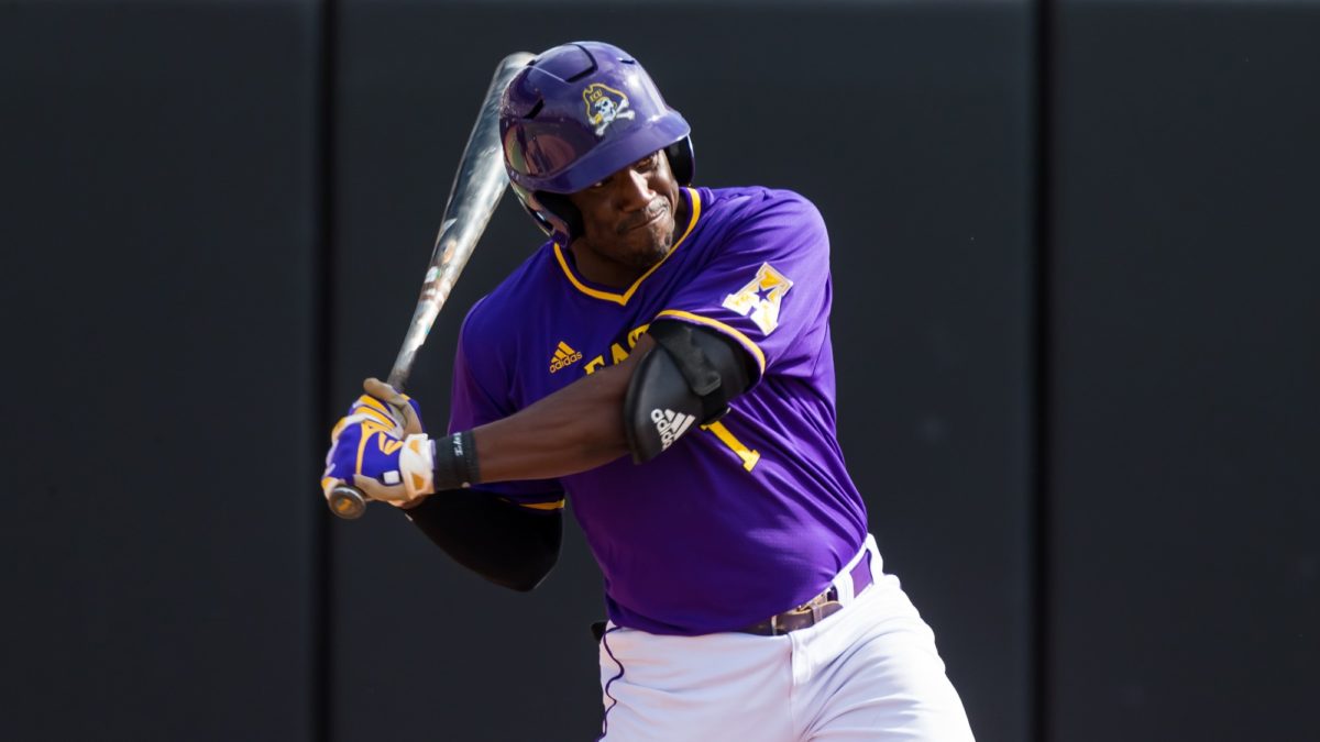 No. 9 ECU struggles, battles adversity in roller coaster win