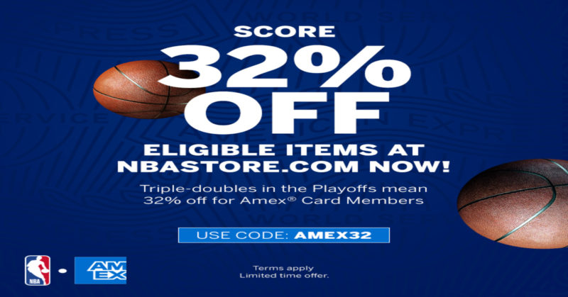 Discount available for American Express card members during NBAPlayoffs ...