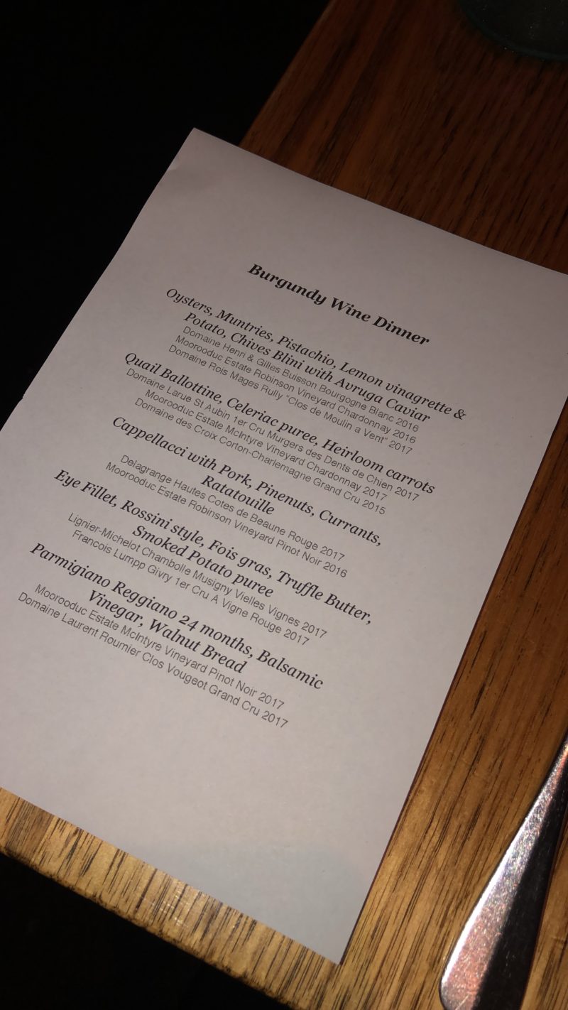 Burgundy Wine Dinner awakens diners taste buds with dazzling drink ...