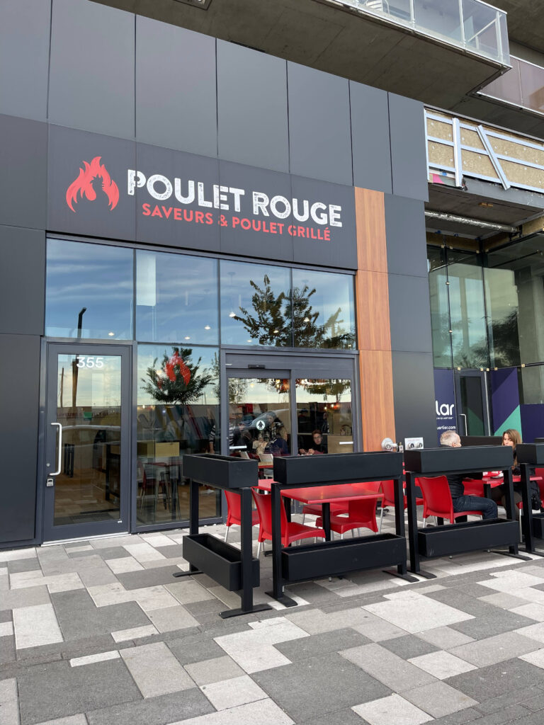 Fresh ingredients, flavorable chicken bowls served at Poulet Rouge